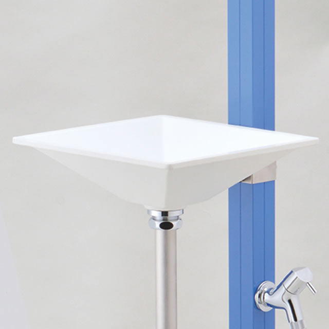 オンリーワン 水栓 アクアルージュ用手洗器 プレーンパン カレ TK3-E-WG | ガーデン水まわり,ガーデンパン | エントランス