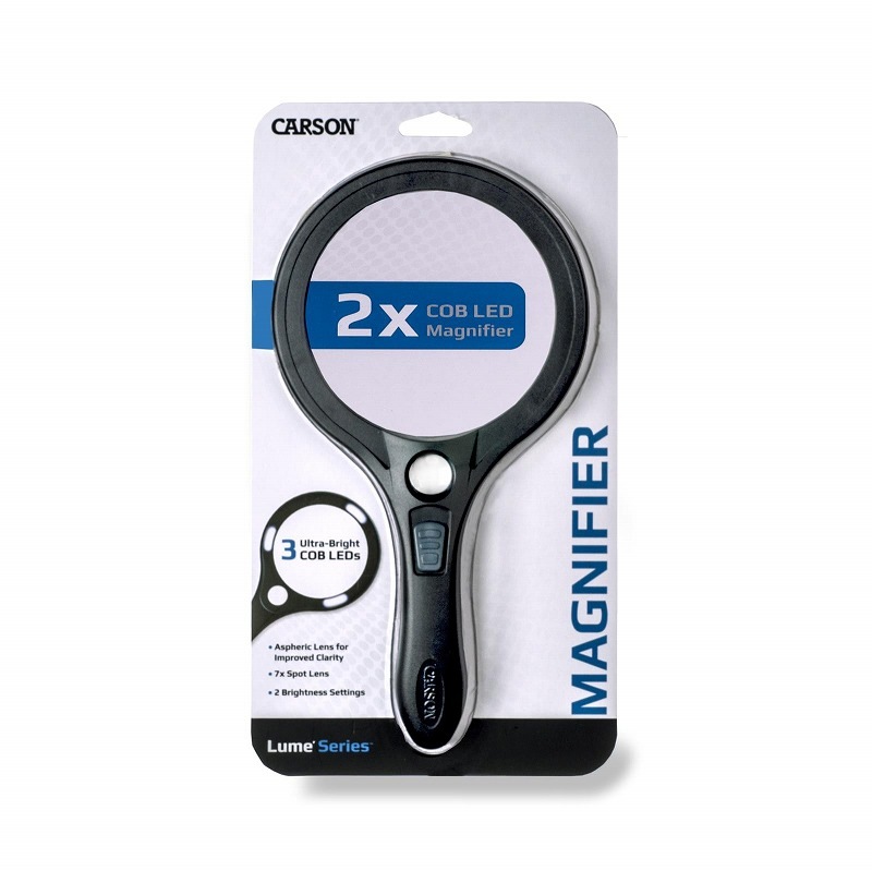Carson 2倍COB LEDライト付きマグニファイア | Carson | エツミ オンラインショップ|
