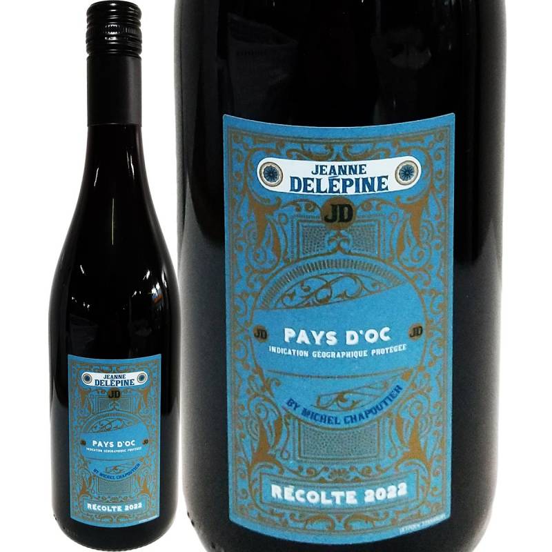 ジャンヌ・デレピーヌ・ペイ・ドック・シラー&グルナッシュ・バイ・ミシェル・シャプティエ 2022 | 種類別に探す,赤ワイン,～1,500円 | 業務用ワイン卸仕入れ専門店EVAWINE