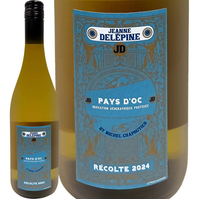 ジャンヌ・デレピーヌ・ペイ・ドック・ヴェルメンティーノ・バイ・ミシェル・シャプティエ 2024 | 種類別に探す,白ワイン | 業務用ワイン卸仕入れ専門店EVAWINE