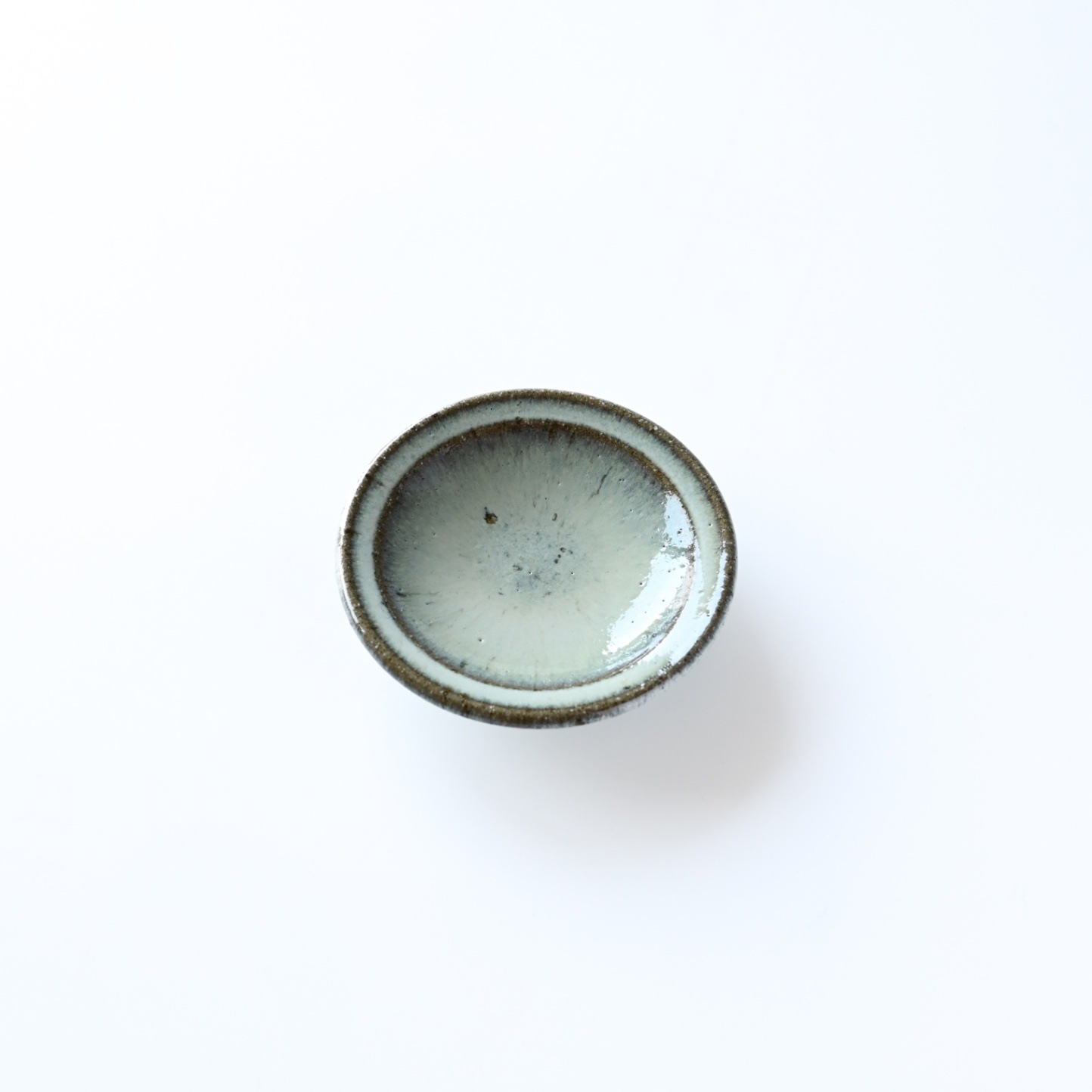 工房つちみ / 3.5寸皿 無地 green | 作り手,工房つちみ | 和食器通販 eyl utsuwa(エイル ウツワ)