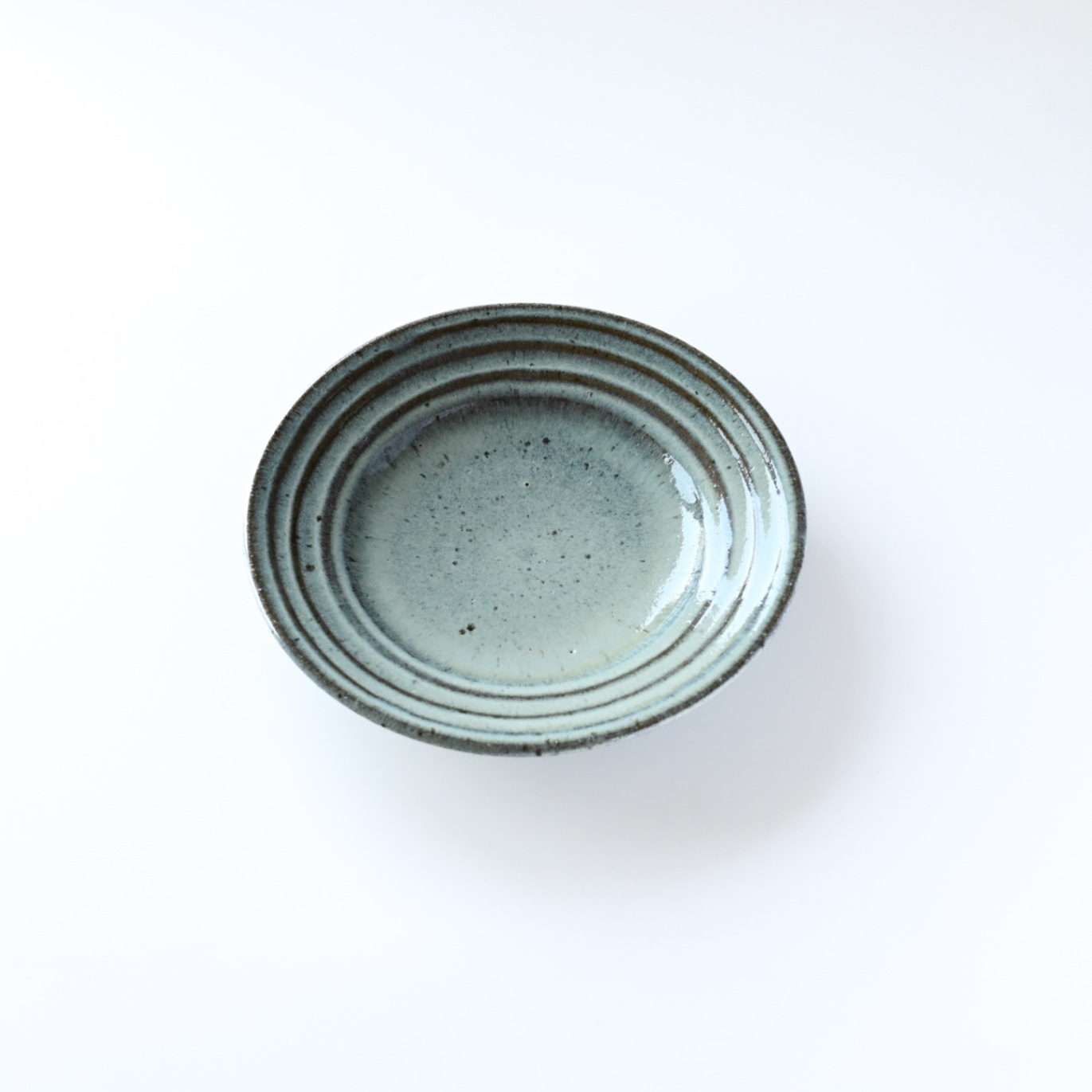 工房つちみ / 7寸リム皿 線 green | 作り手,工房つちみ | 和食器通販 eyl utsuwa(エイル ウツワ)