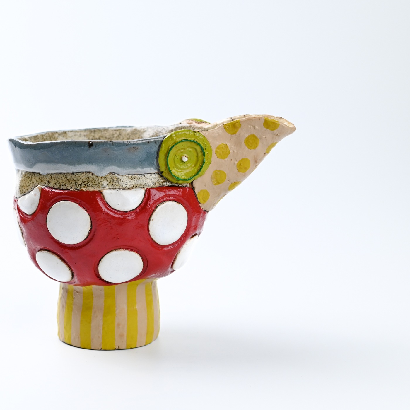 齋藤恵子 / パッチ片口 | 作り手,齋藤恵子 | 和食器通販 eyl utsuwa(エイル ウツワ)