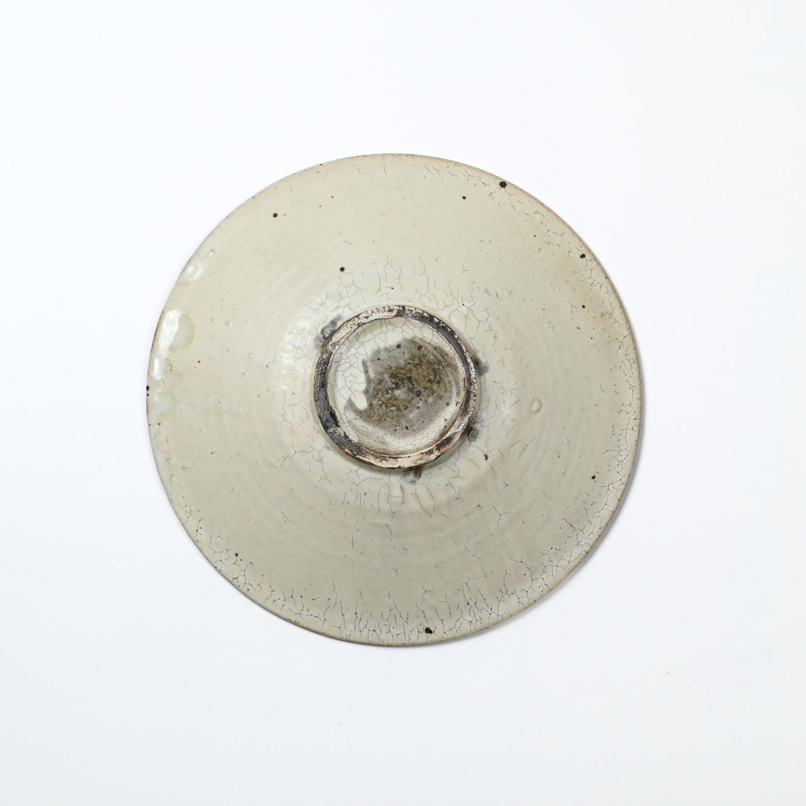 下村淳 / 8寸皿 粉引 ルチル釉 | 作り手,下村淳 | 和食器通販 eyl utsuwa(エイル ウツワ)