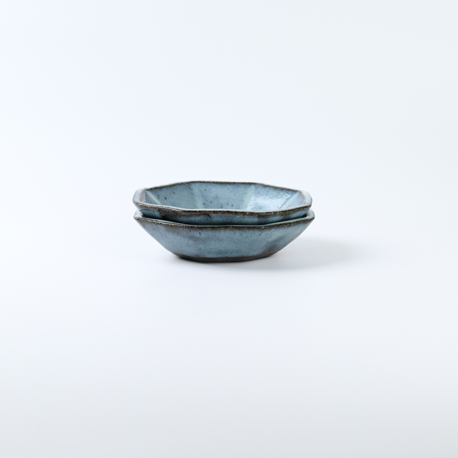 工房つちみ / 八角鉢小 無地 blue | 作り手,工房つちみ | 和食器通販 eyl utsuwa(エイル ウツワ)