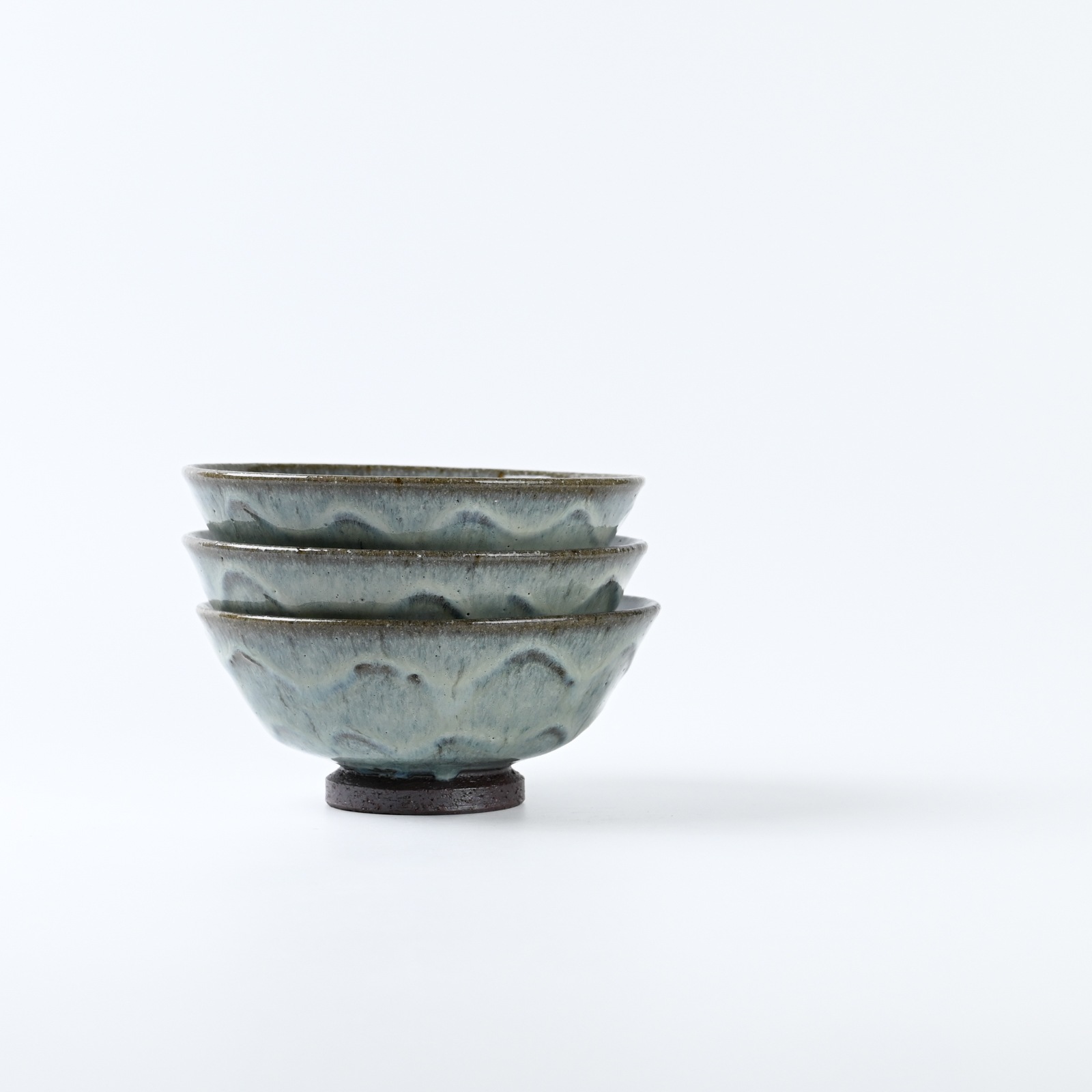 工房つちみ / 飯碗 大 波 green | 作り手,工房つちみ | 和食器通販 eyl utsuwa(エイル ウツワ)