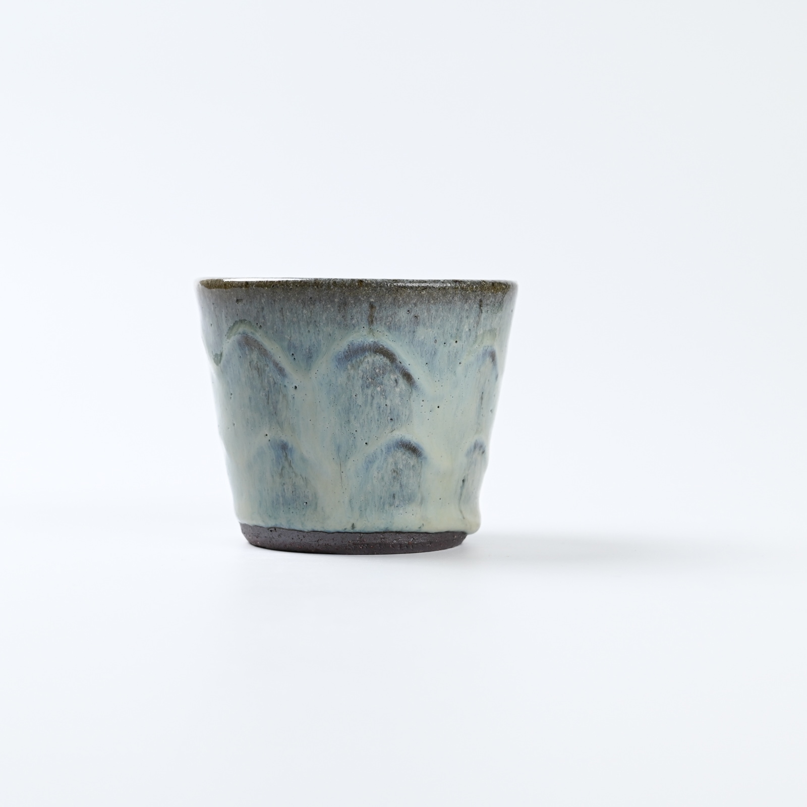 工房つちみ / 蕎麦猪口 波 green | 作り手,工房つちみ | 和食器通販 eyl utsuwa(エイル ウツワ)