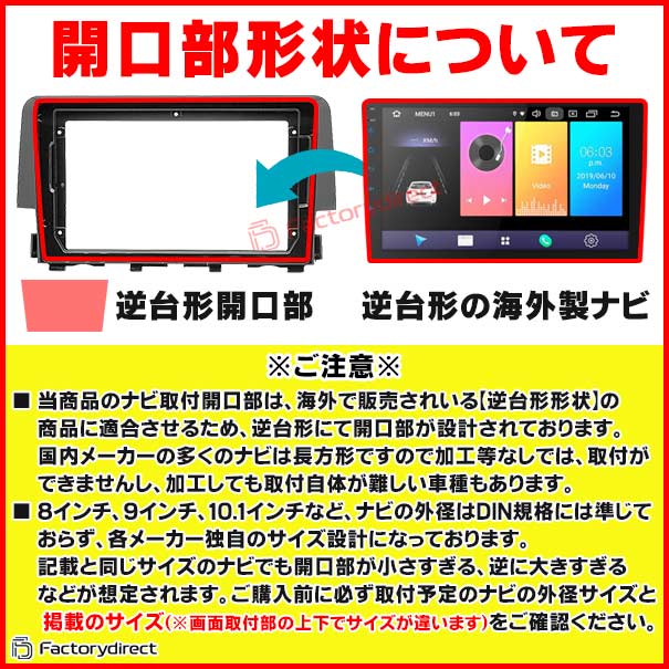 ca-to22-1521b 海外製10.1インチ向け NOAH ノア (90系 R04.01以降 2022.01以降) ナビ取付フレーム ディスプレイオーディオ向け オーディオフェイスパネル ...