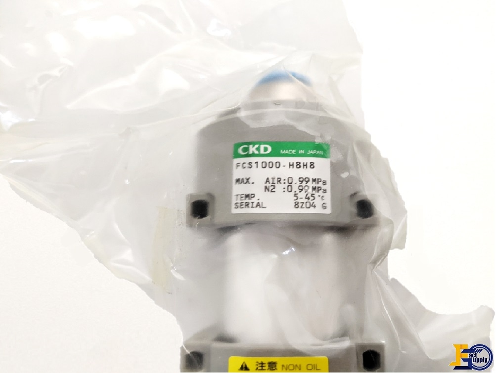 FCS1000-H8H8 インライン形クリーンフィルタ(樹脂タイプ) [CKD] ｜Fact Supply