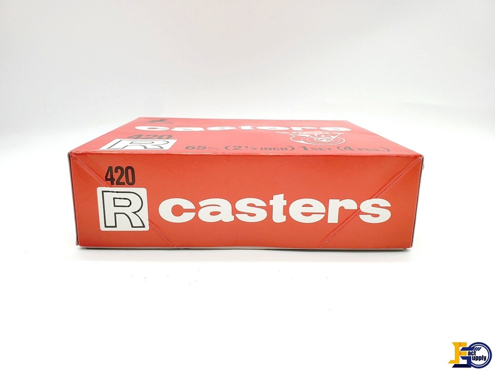 420R-R65 キャスター（ゴム車） [ハンマーキャスター] ｜Fact Supply