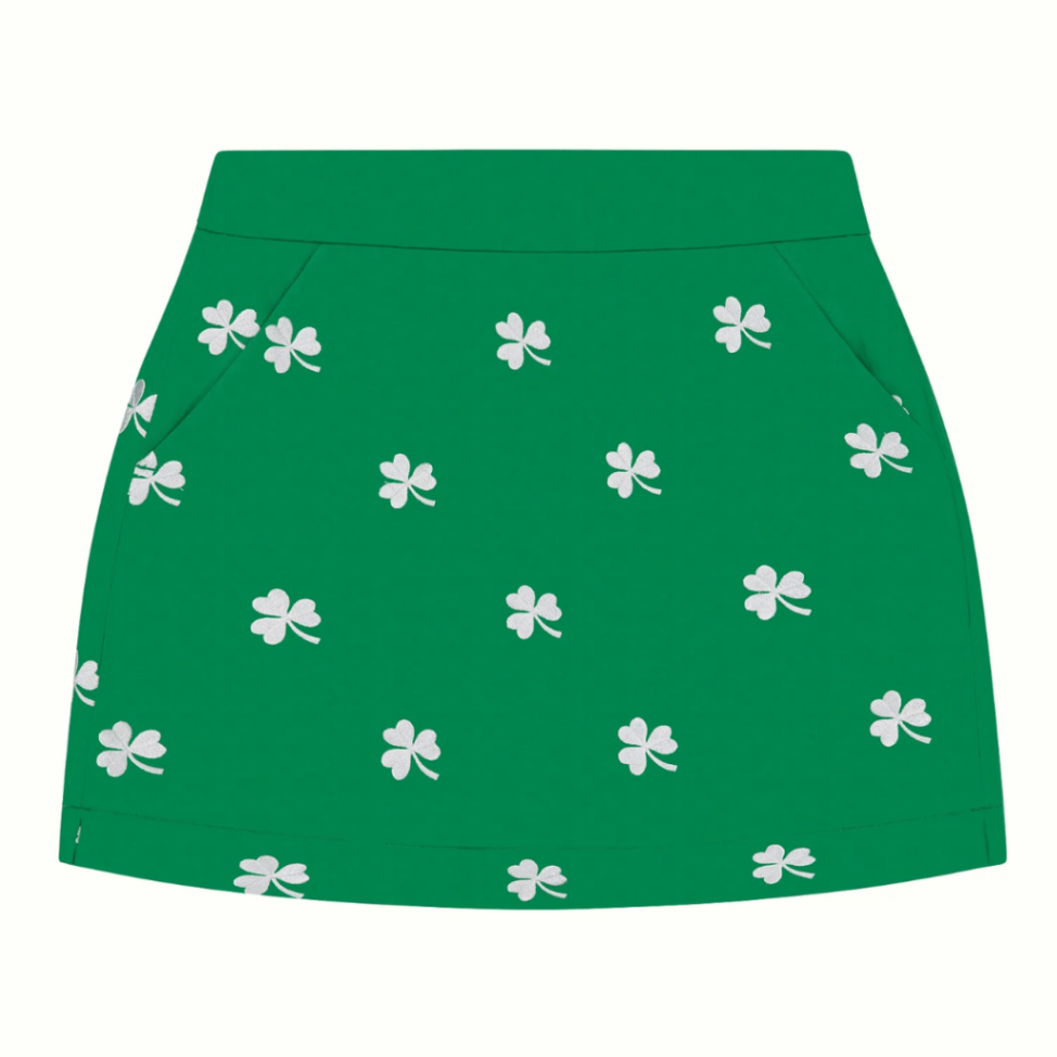 LOUDMOUTH | Ladies Fairway Classic Skort - Shamrocks | LOUDMOUTH,スコート ...