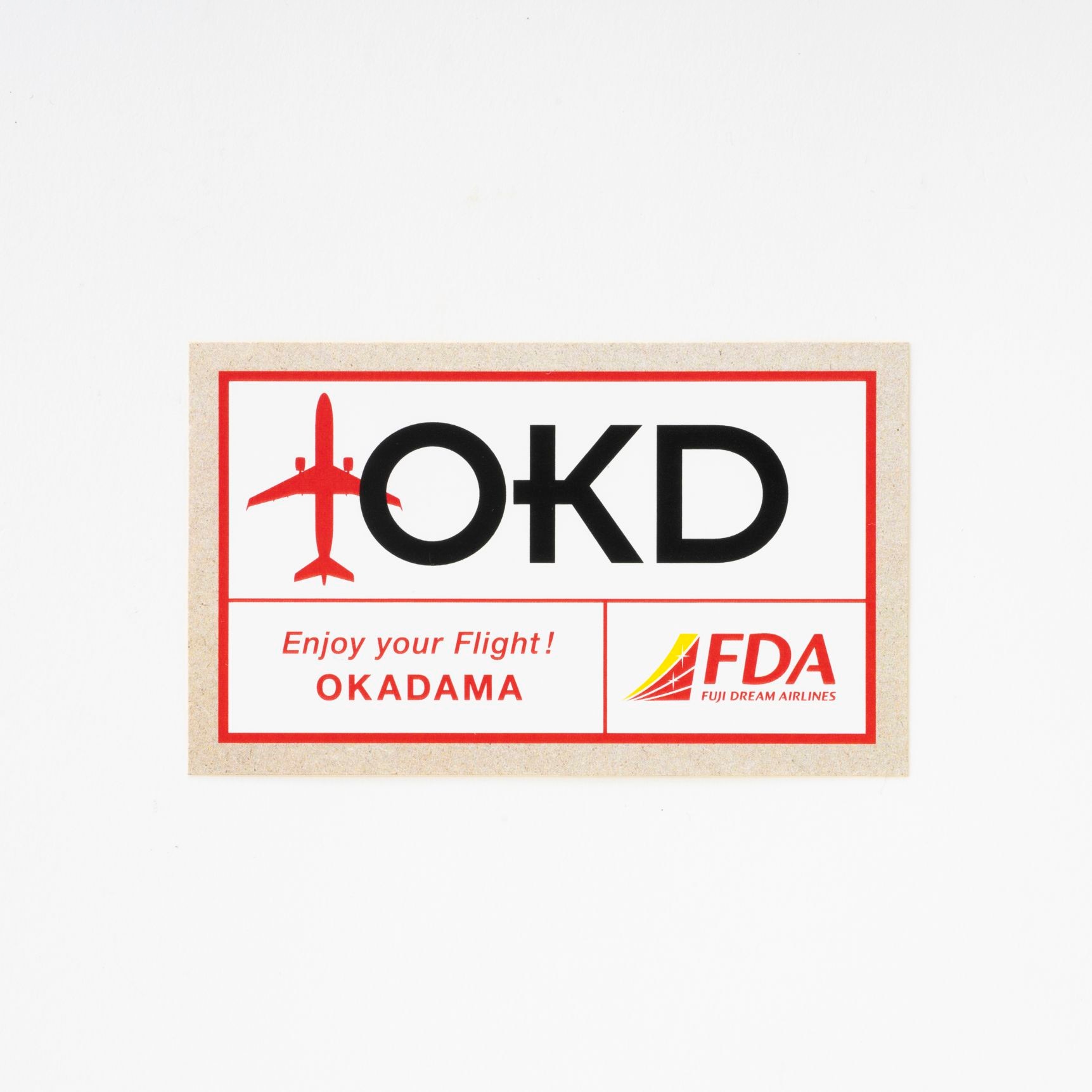 FDA3レターステッカー（OKD丘珠空港） | 雑貨・その他 | | FDAショップ
