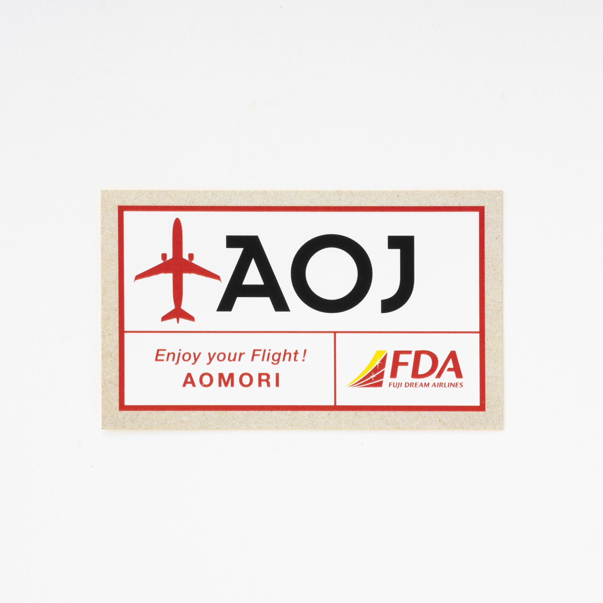 FDA3レターステッカー（AOJ青森空港） | 雑貨・その他 | | FDAショップ