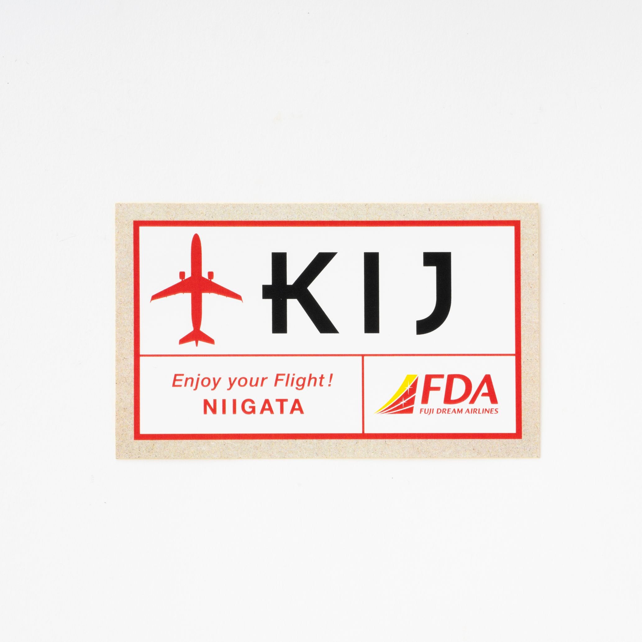 FDA3レターステッカー（KIJ新潟空港） | 雑貨・その他 | | FDAショップ