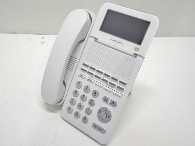 NAKAYO NYC-12SI-SDW NYC-Si 12ボタン標準電話機(W) |中古, NAKAYO,Siシリーズ,卓上電話機器,Sタイプの通販ならフェリックテレコム