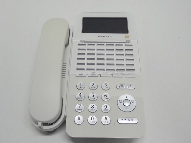 NAKAYO NYC-36SI-SDW NYC-Si 36ボタン標準電話機(W) |中古, NAKAYO,Siシリーズ,卓上電話機器,Lタイプの通販ならフェリックテレコム