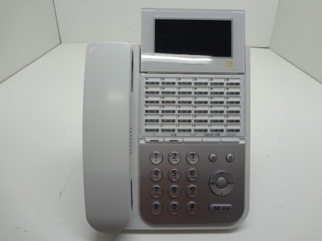 NAKAYO NYC-36iF-SDW NYC-iF 36ボタン標準電話機(W) |中古, NAKAYO,iFシリーズ,卓上電話機器,Sタイプの通販ならフェリックテレコム