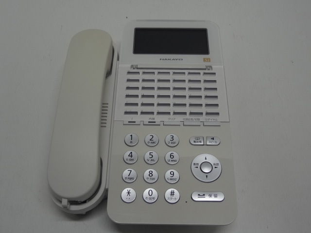 NAKAYO NYC-36SI-SDW NYC-Si 36ボタン標準電話機(W) |中古, NAKAYO,Siシリーズ,卓上電話機器,Lタイプの通販ならフェリックテレコム