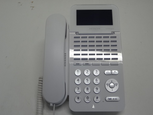 HITACHI ET-36Si-SDW ET-Si 36ボタン標準電話機(W) |中古, HITACHI,Siシリーズ,卓上電話機器,Sタイプの通販ならフェリックテレコム