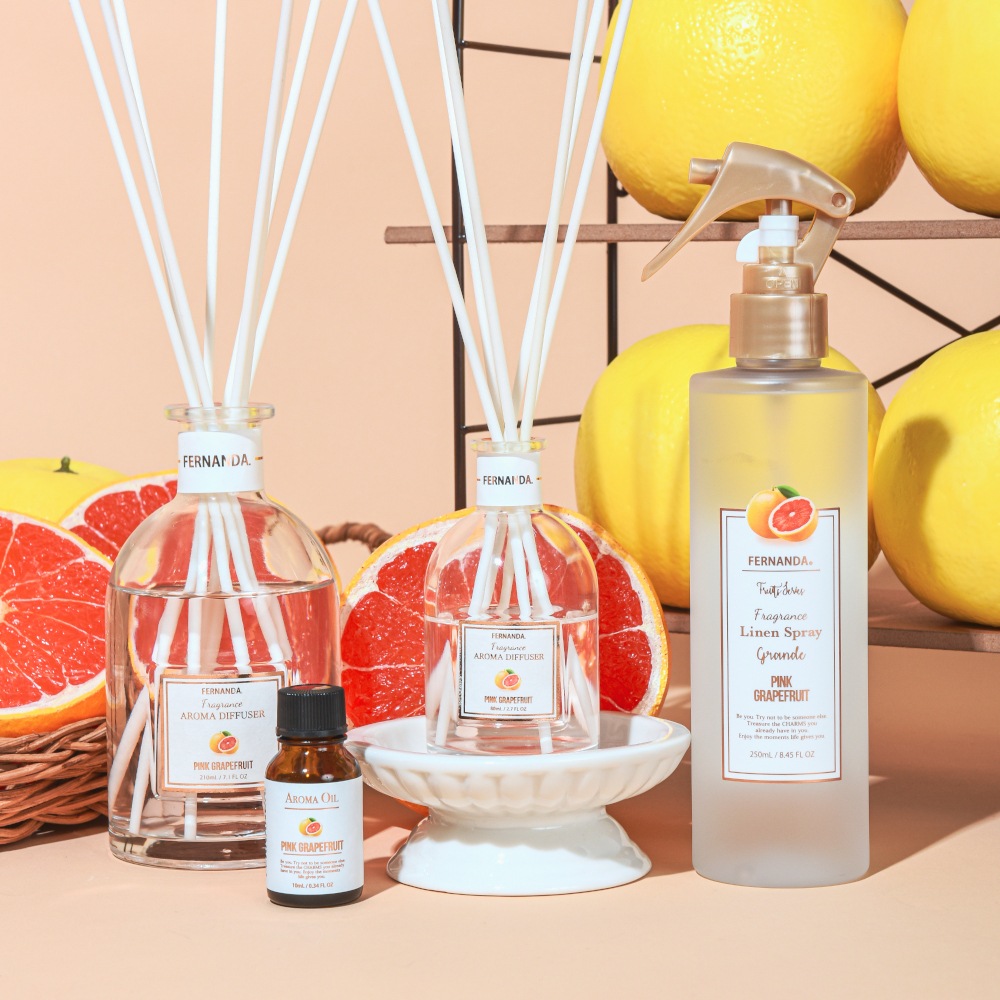 フレグランスリネンスプレーグランデ（ピンクグレープフルーツ）/Fragrance Linen Spray Grande (Pink Grapefruit) / FERNANDA JAPAN
