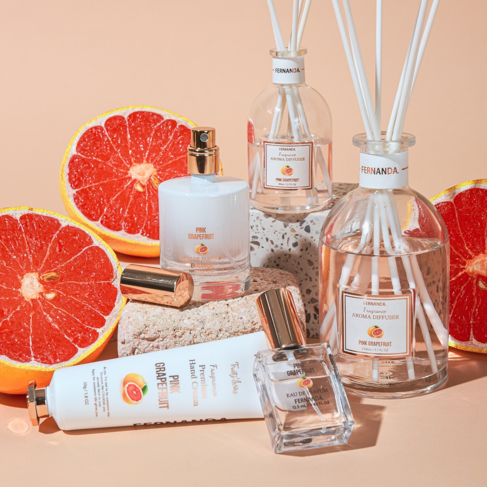 フレグランスアロマディフューザー80ml（ピンクグレープフルーツ）/Fragrance Aroma Diffuser 80ml (Pink Grapefruit) / FERNANDA JAPAN