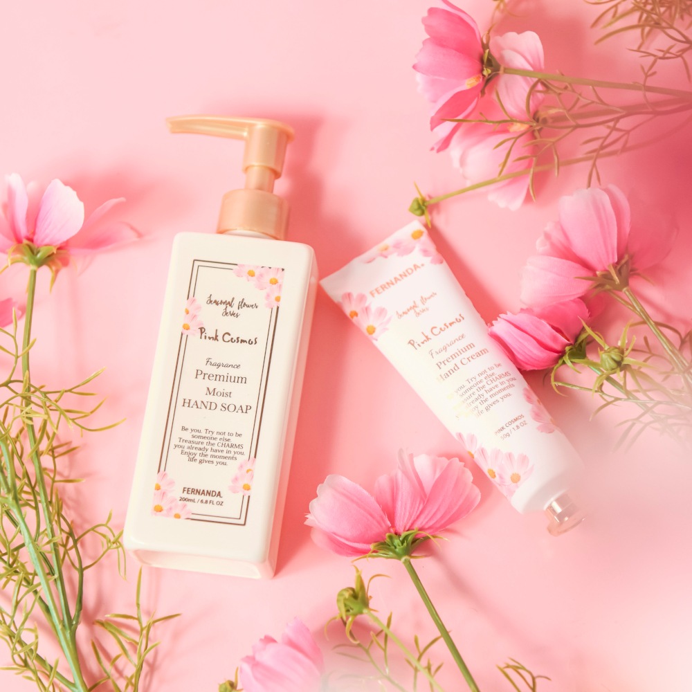 フレグランスプレミアムハンドソープ（ピンクコスモス）/Fragrance Premium Hand Soap (Pink Cosmos) / FERNANDA JAPAN