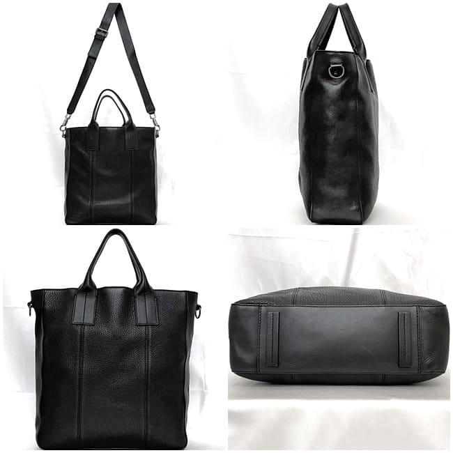 クリスチャン ルブタン 2way トートバッグ f-23243 ブラック レッド 美