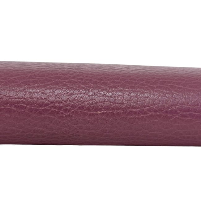 グッチ 二つ折り 長財布 パープル スウィング 354498 財布 レザー 中古