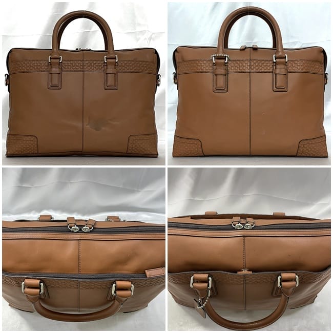 コーチ ビジネスバッグ ec-23480 ブラウン シグネチャー F70454