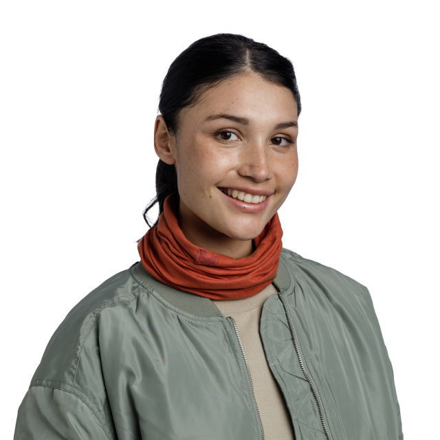 Buff バフ Original ECOSTRETCH Solid CINNAMON ネックウォーマー ネックゲイター ネックチューブ スポーツマスク フェイスマスク フェイスカバー ...