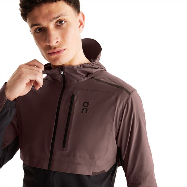 On オン ランニング ジャケット Weather Jacket メンズ 104.01319 Grape/Black ウェザージャケット 防風 ...