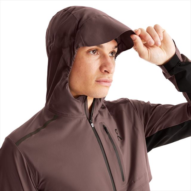 On オン ランニング ジャケット Weather Jacket メンズ 104.01319 Grape/Black ウェザージャケット 防風 ...