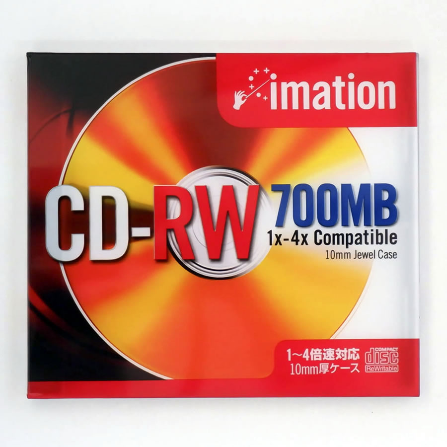 Imation データ用CD-RW 700MB 4倍速対応 5枚 5mmスリムケース ** | 記録メディア,CD,CD-RW ...