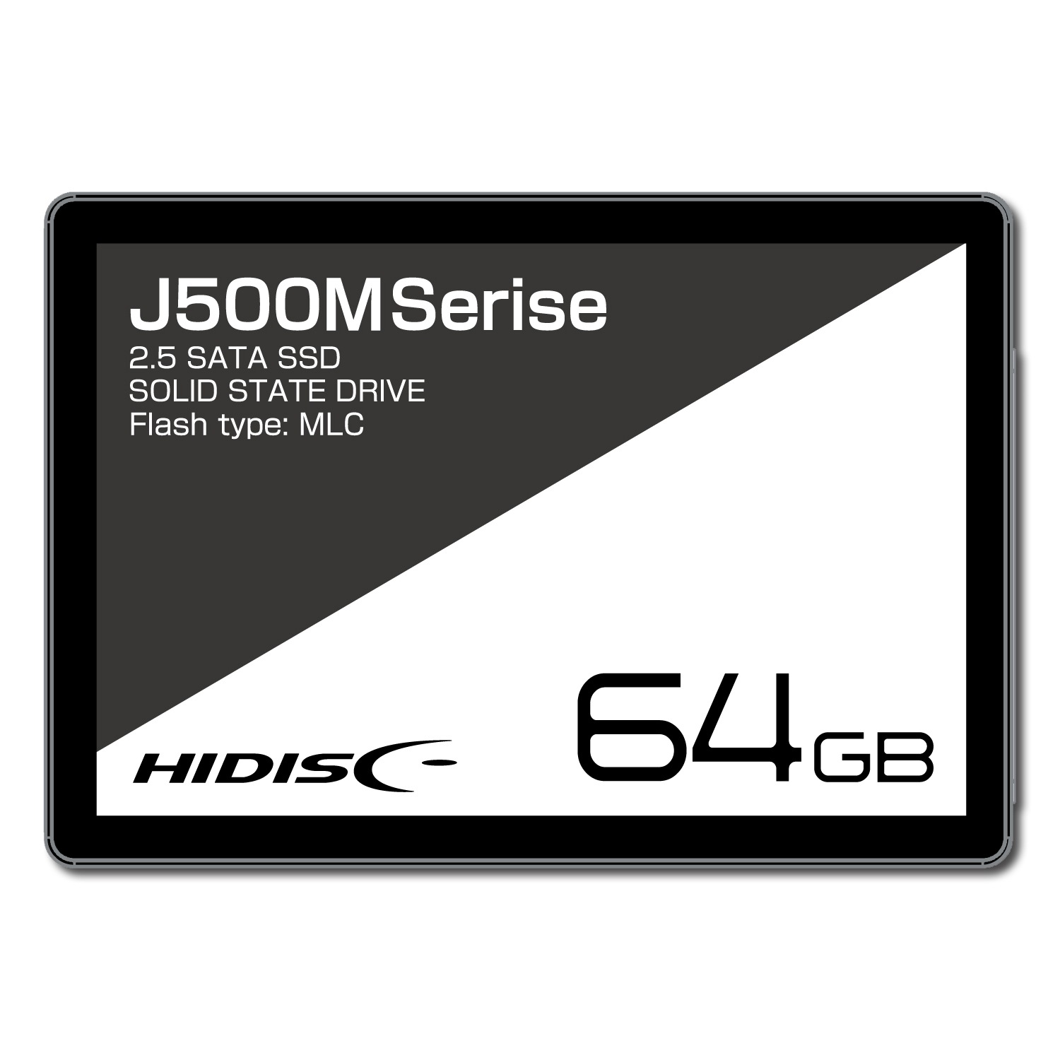 HIDISC 2.5inch SATA SSD MLC 64GB HDJ500M-64SSD | SSD,SATA 2.5インチ MLC ...