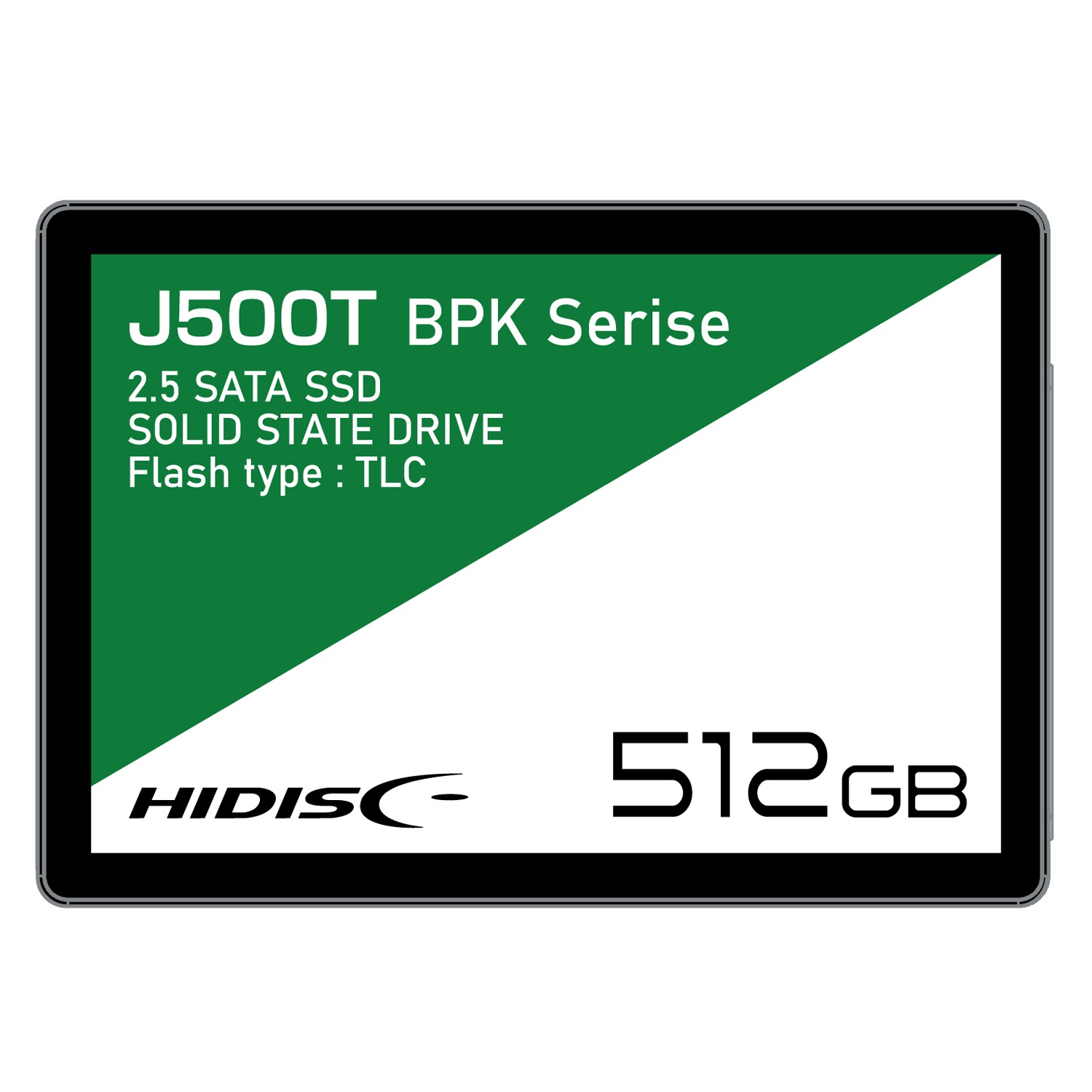 HIDISC 2.5inch SATA SSD TLC 512GB HDJ500T-BPK512SSD Bulk Phison/KIOXIA ...
