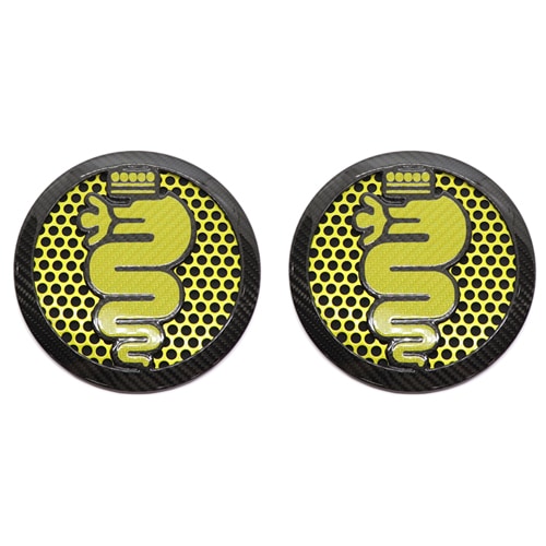 KOSHI 4C カーボンスピーカーフレーム(イエロー)｜ラテン車の雑貨とパーツ通販 FLATOUT