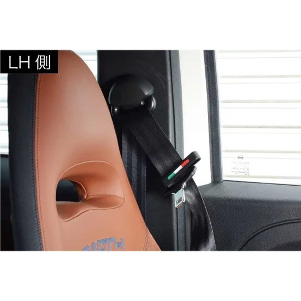 core OBJ シートベルトアジャスターガイドセット for ABARTH 595・695/FIAT 500｜ラテン車の雑貨とパーツ通販 FLATOUT