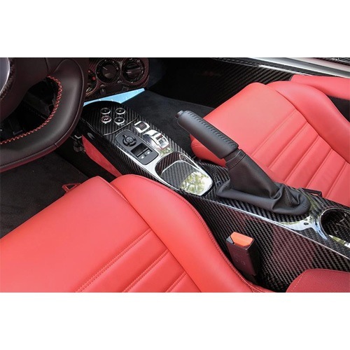 KOSHI 4C カーボン センターコンソールカバー｜ラテン車の雑貨とパーツ通販 FLATOUT