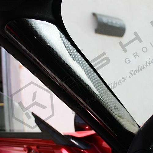 KOSHI 4C カーボン インナードアピラーカバー｜ラテン車の雑貨とパーツ通販 FLATOUT