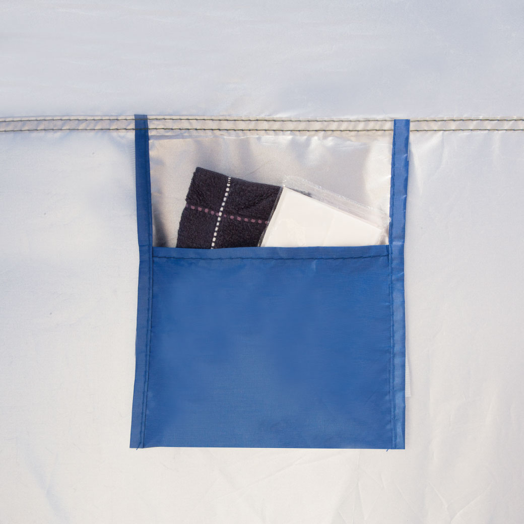 防災士が監修したワンタッチ式ルームテント＆折りたたみトイレDX