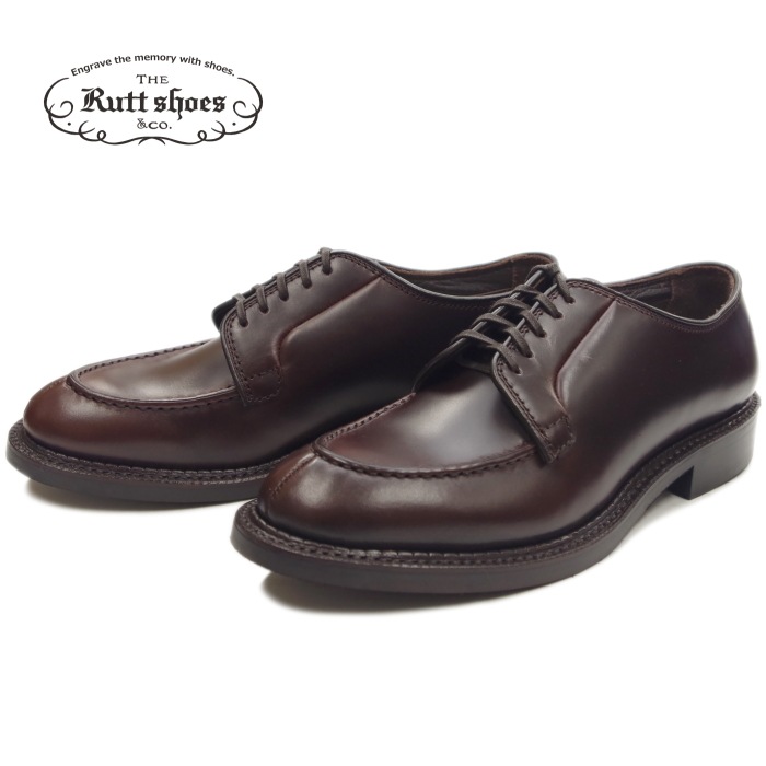 ラッドシューズ RUTT SHOES DOUBLE WELT SPLIT V-TIP 7052 ダークブラウン Vチップシューズ ...