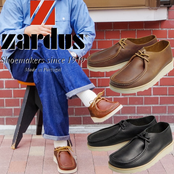 ザルダス サントス Zardus SANTOS モックトゥシューズ メンズ レザー ブーツ 本革 メンズブーツ ワークブーツ モックトゥブーツ ...
