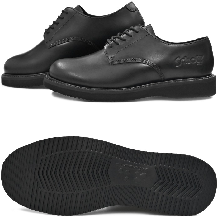 Schott ONE STAR SERVICEMAN SHOES ショット ワンスター サービスマンシューズ S25602 ブラック ...