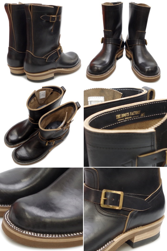 ROLLING DUB TRIO ROOTS ENGINEER 8.5 ローリングダブトリオ ルーツエンジニア HORSEBUTT BLACK ...