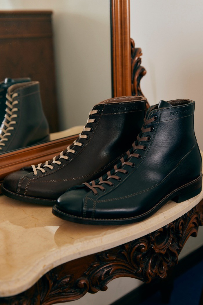 BROTHER BRIDGE HENRY ブラザーブリッジ ヘンリー BBB-S009 BUCKET BLACK / COW オットチェント ...