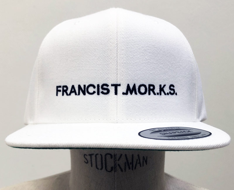 MP2833 FRANCIST_MORKS "Deeper" SnapBackCap #01 White | FranCisT_MOR.K.S. CAP | | FranCisT_MOR.K ...