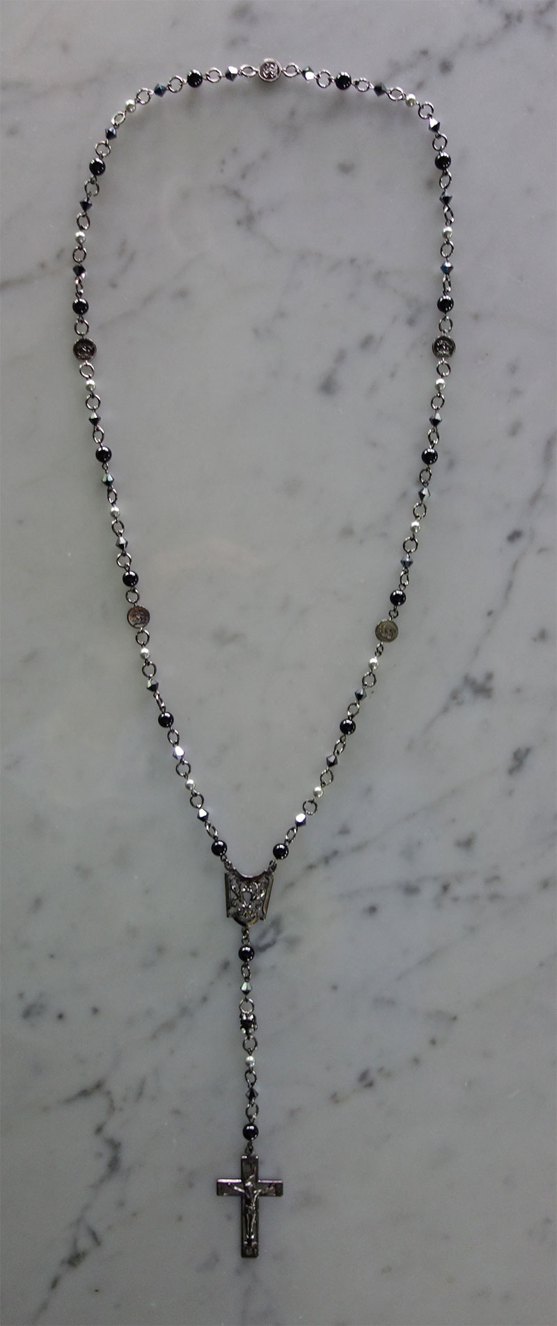 MP1453 Pearl shell Bead x Swarovski Crystal Petit HibiSkull* Huge ...