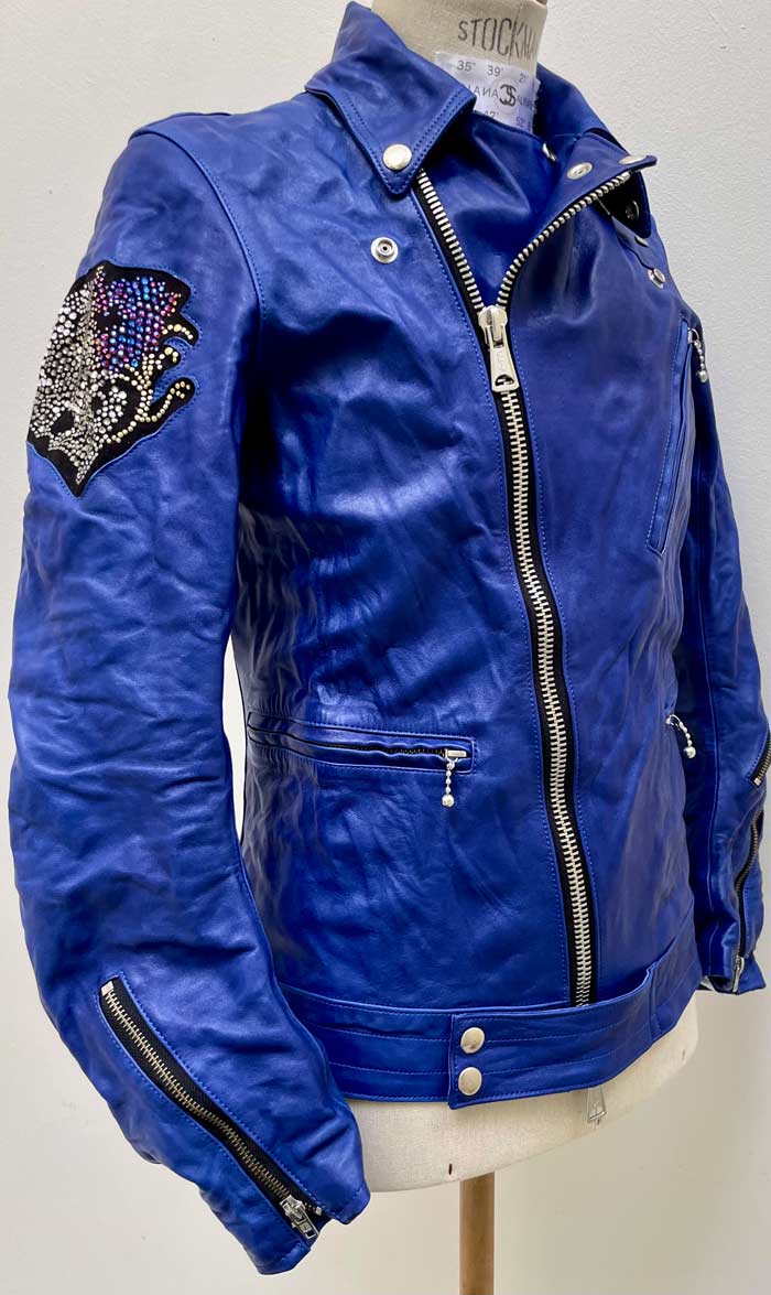 ML9503【予約商品】HORSE LEATER VINTAGE CYCLONE RIDERS JACKET #85 ROYAL BLUE ...