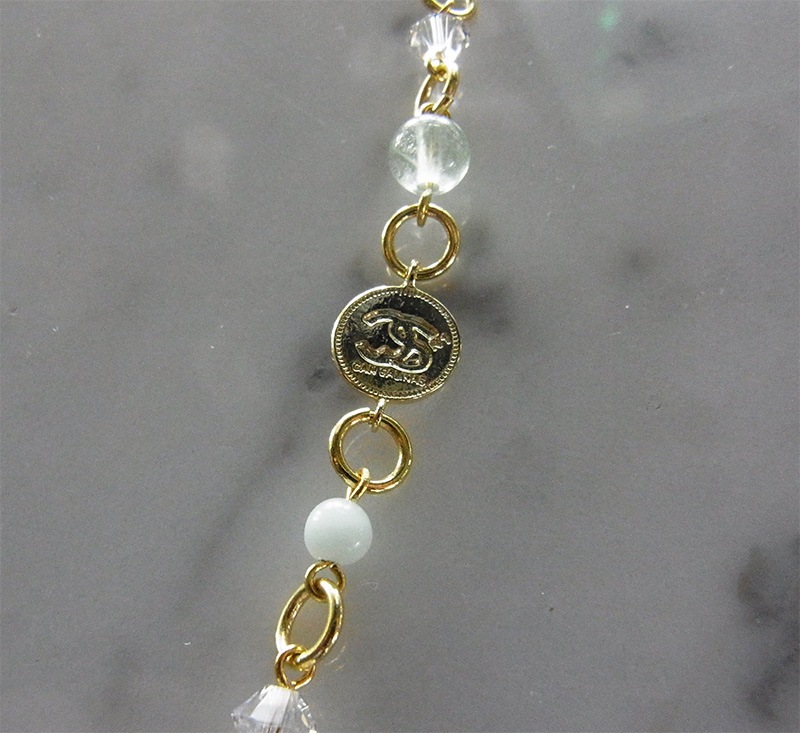 MP1453 Pearl shell Bead x Swarovski Crystal Petit HibiSkull* Huge ...