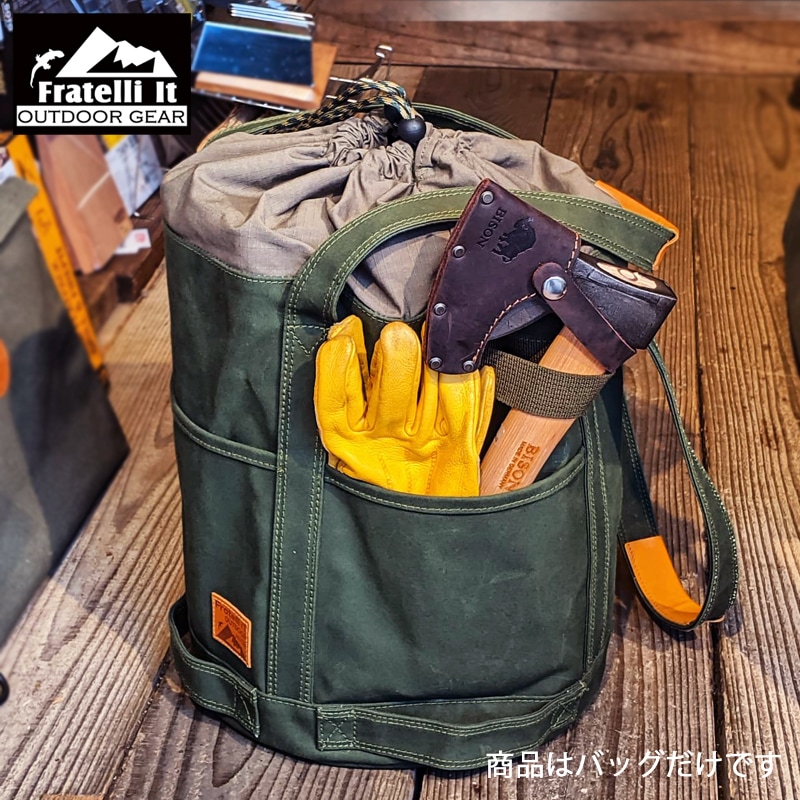 FratelliIT オリジナル 薪バッグ ファゴット Fagotto 9号菊水帆布 日本製 | バッグ・ザック | FratelliIT / フラテッリイト公式通販サイト